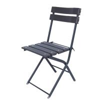 China None Logo Outdoor Garden Patio Party Banquet Events Folding Portable Wood Grain Plastic Dining Chair for sale