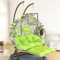 China Portable Double People Rattan Wicker Hanging Egg Swing Chair for Indoor Outdoor Balcony for sale