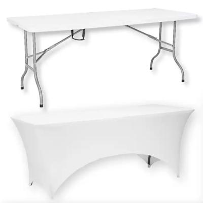 China Convenient and Versatile Plastic Metal Folding Picnic Dining Table for Event Banquet for sale