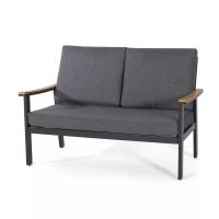 China Specific Garden Sofa AJUNION 4 Piece Aluminum Outdoor Furniture Set with Coffee Table for sale