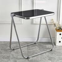 China Metal and Plastic Folding Picnic Dining Coffee Table for Modern Outdoor Garden Living Room for sale