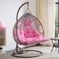 China Outdoor Balcony Courtyard Garden Patio Pe Rattan Wicker Egg Swing Chair with Stand for sale