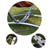 China 300*150cm Home Outdoor Portable Lightweight Folding Double Cotton Hammocks with Stand for sale
