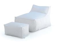 China Indoor Outdoor Waterproof Bean Bag Sofa with 3-5mm Bean Filling and 30x75x30cm Pedal Size for sale