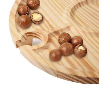 China Wooden Portable Folding Round Tray Table for Outdoor Camping Beach Travel and Picnics for sale