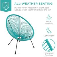 China Modern Garden Furniture Outdoor Patio Set with Steel Frame and Plastic Wicker Rope for sale