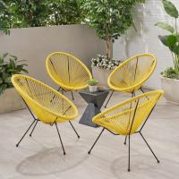 China Metal Frame Plastic Rattan Wicker Acapulco Chair for Outdoor Balcony Patio Lawn Leisure for sale