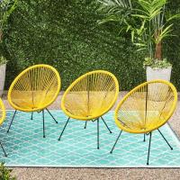 China Metal Frame Plastic Rattan Wicker Acapulco Chair for Outdoor Balcony Patio Lawn Leisure for sale