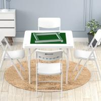 China Customizable Logo 4-Player Poker Card Mahjong Table for Outdoor and Indoor Activities for sale