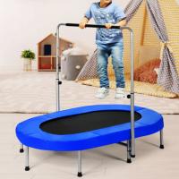 China Indoor Outdoor Foldable Collapsible Trampoline for Kids 4 FT or OEM Height Adjustable for sale