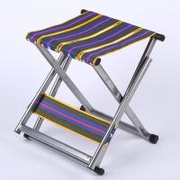 China Outdoor Fishing Camping Chair with Backrest Portable and Lightweight Metal Iron Stool for sale