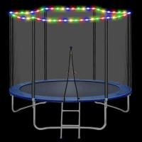 China Outdoor Park Round 10FT Fitness Jumping Trampoline with Safety Net and Custom Logo for sale
