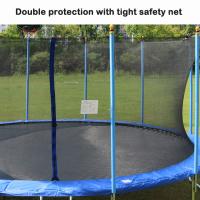 China 14 FT or OEM Indoor Outdoor Garden Adults Kids Trampoline with Safety Protection Net for sale