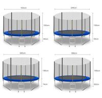 China Embroidery or Printing Custom Logo Trampoline for Indoor and Outdoor Play for sale