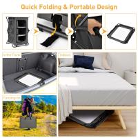 China Outdoor Furniture Foldable Portable Table for Garden Camping Portable Storage Cabinet for sale