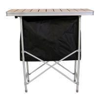China Lightweight Bamboo Tabletop Picnic Storage Cabinet for Outdoor Garden Patio Party Event for sale