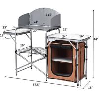China Foldable Portable Table for Outdoor Garden Backyard Patio Villa Party Event Banquet for sale