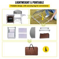 China Foldable Portable Table for Outdoor Garden Backyard Patio Villa Party Event Banquet for sale