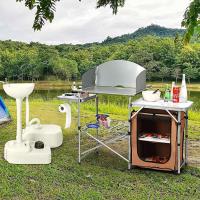 China Foldable Portable Table for Outdoor Garden Backyard Patio Villa Party Event Banquet for sale