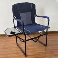 China Outdoor Camping Picnic Fishing Chair with Side Table Lightweight and Portable Design for sale