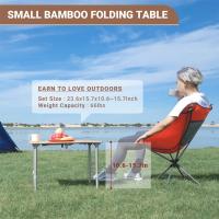 China Outdoor Travel Garden Lightweight Adjustable Height Folding Table for Camping and Picnic for sale