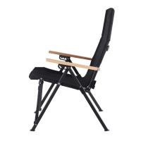 China Metal 4-Position Adjustable Backrest Folding Chair for Camping Fishing Hiking Outdoor for sale