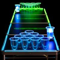 China Folding Portable Beer Pong Table for Outdoor Garden Bar Bistro Cafe Patio Party Event for sale