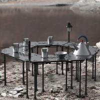 China 50*22*10/30/40cm DIY Beach Picnic Camping Coffee Dinning Tactical Table for Courtyard for sale