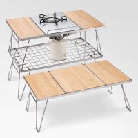 China Lightweight Portable Adjustable Barbecue Beach Picnic Camping Kitchen Igt Table with 1 for sale