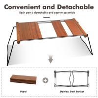 China Lightweight Portable Adjustable Barbecue Beach Picnic Camping Kitchen Table for Dinner for sale