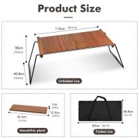 China Lightweight Portable Adjustable Barbecue Beach Picnic Camping Kitchen Table for Dinner for sale