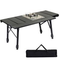 China Adjustable Lightweight Camping Table for Hiking Garden BBQ Beach Picnic Kitchen for sale