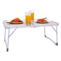 China Indoor Outdoor Portable Aluminum MDF Table for Camping Beach Picnic for sale
