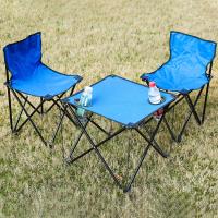 China Fishing Camping Beach Fabric Double Portable Outdoor Garden Chair and Table for Adults for sale