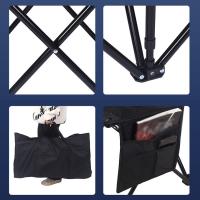 China OEM Collapsible Bench Portable 6 Seats Foldable Beach Chair with Carry Bag and Back for sale