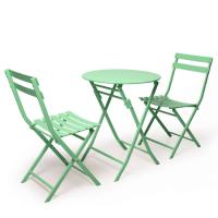 China Traditional Charm Contemporary Function Folding Table and Chair Set for Courtyard for sale