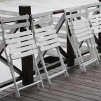 China Traditional Charm Contemporary Function Folding Table and Chair Set for Courtyard for sale