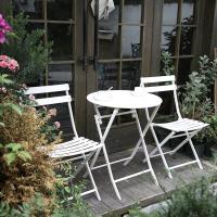 China Traditional Charm Contemporary Function Folding Table and Chair Set for Courtyard for sale