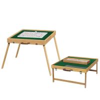 China Wood Style Panel Portable Folding Mahjong Table for Outdoor Party Events and Gatherings for sale