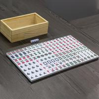 China Wood Style Panel Portable Folding Mahjong Table for Outdoor Party Events and Gatherings for sale