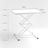 China Garden Office Indoor Outdoor TV Dinner Tray Table Portable Adjustable Sturdy Small Folding Table for sale