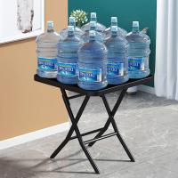 China Outdoor Table Metal Tempered Glass Square Round Folding Foldable Coffee Dining Table for sale