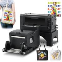 China Customizable A3 DTF T-Shirt Printing Machine 2 Printheads 350mm Film Pigment Ink Shaker for sale