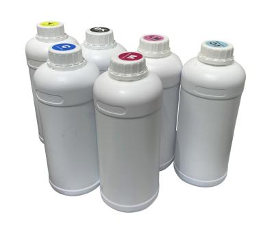 China Water Based DTF Ink 1000ml CMYKW for Epson I3200 XP600 L1800 Printer Transfer for sale