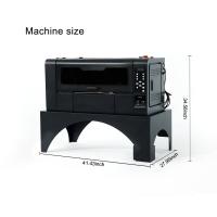 China Andemes A3 A2 DTF Printer 330mm 420mm Width XP600 Printhead with Powder Shaker Machine for sale