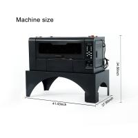 China ANDEMES A3 DTF Printer for T-Shirts Dual XP600 Head 330mm PET Film Printer with Powder Shaker for sale