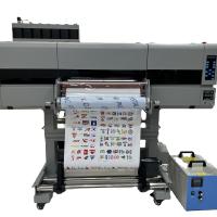 China Multicolor 60cm 6090 Roll to Roll UV DTF Printer with Laminator 7.5KW 220V for sale