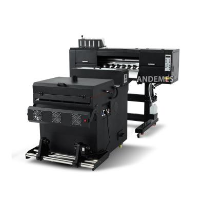 China ANDEMES 60cm DTF Printer with Dual Printheads 550W for High Speed PET Film Transfer Printing for sale