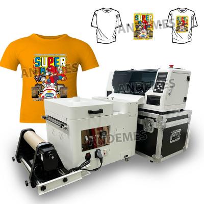 China Andemes A3 DTF Printer Eco-Solvent Ink Front Back Independent Heating 1-3mm Media Thickness for sale