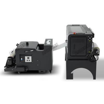 China A2 DTF Printer with Powder Shaker 42cm XP600 Print Head 2 Head DTF Transfer Printer for T-Shirts for sale